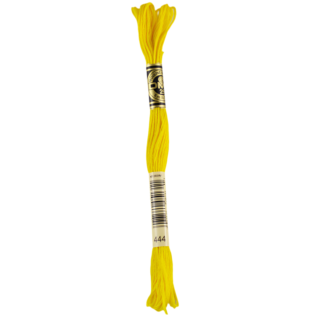 DMC Floss 444 Lemon Dark