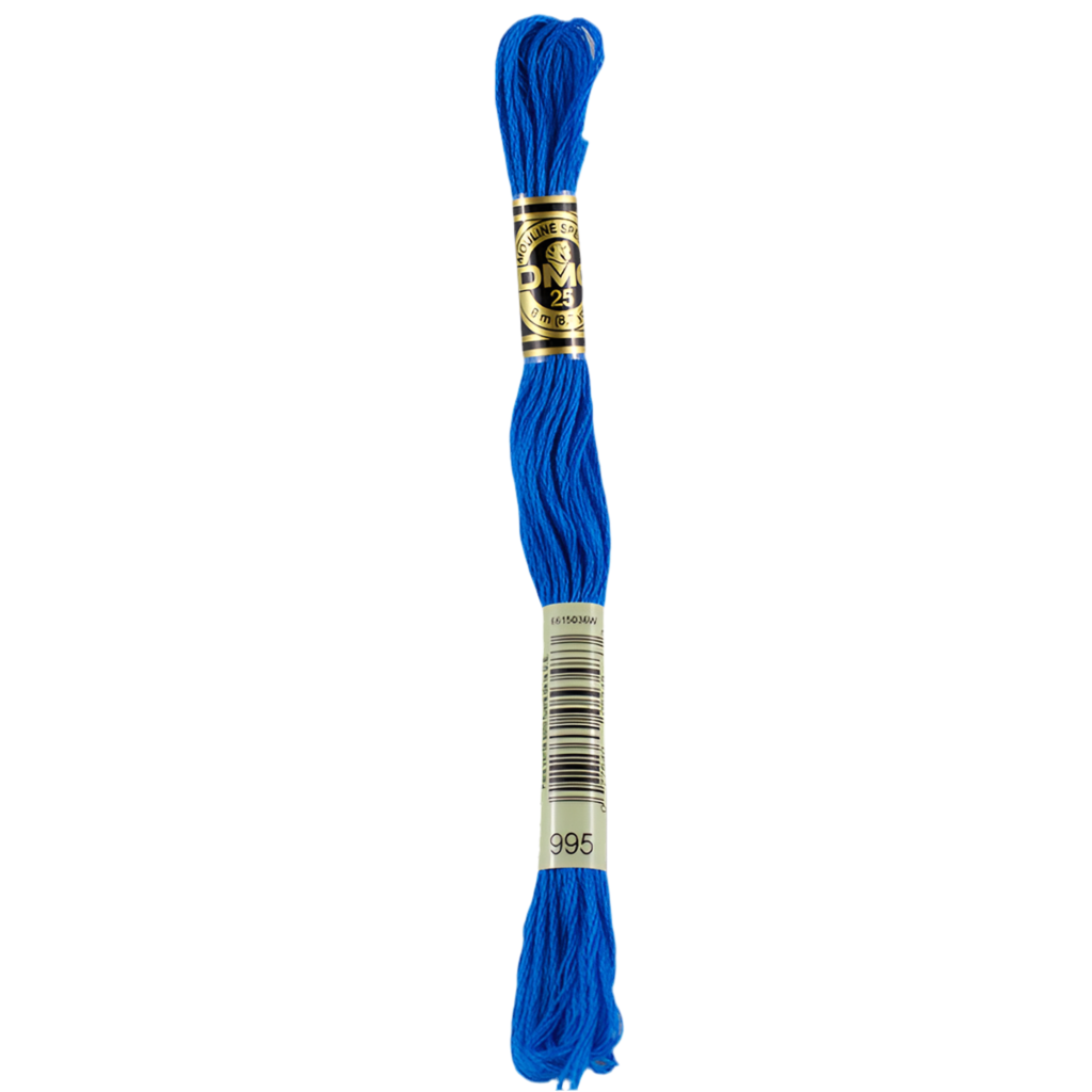 DMC Floss 995 Electric Blue Dark