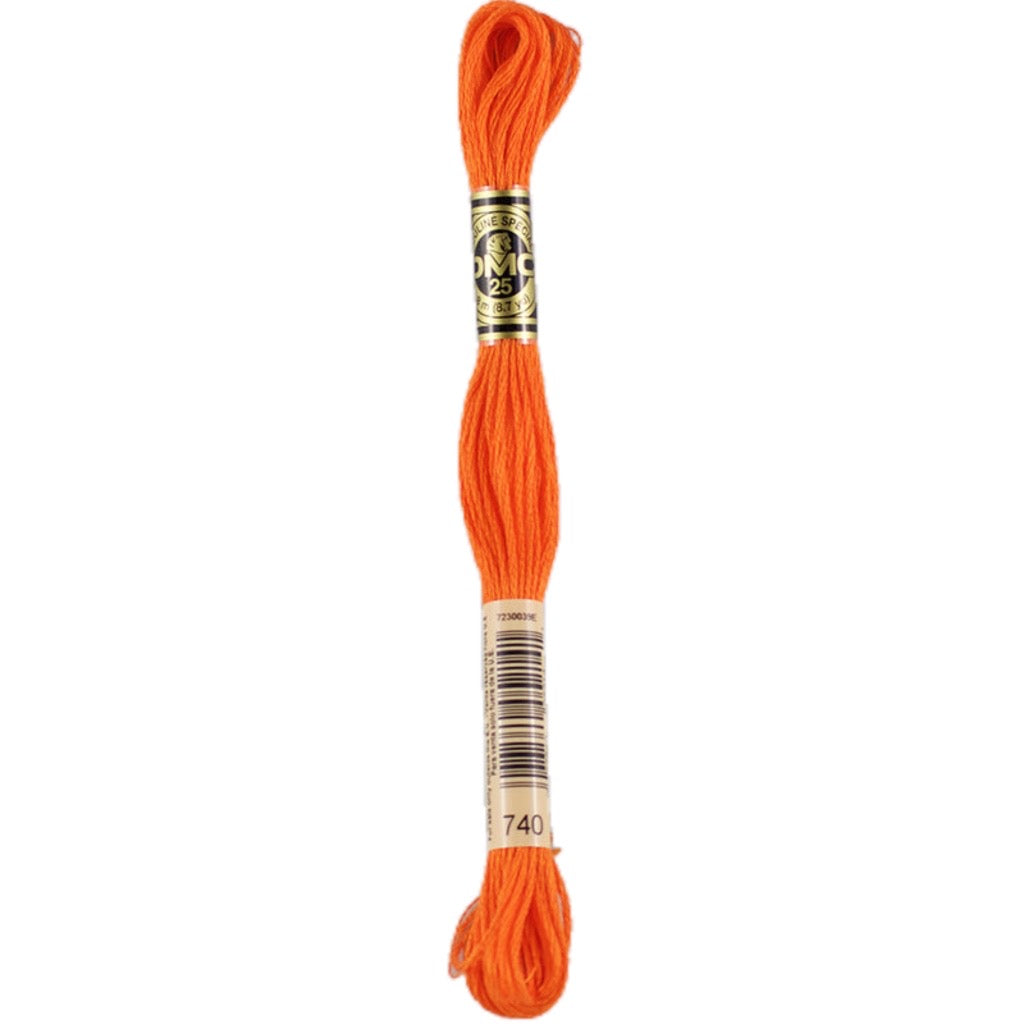 DMC Floss 740 Tangerine